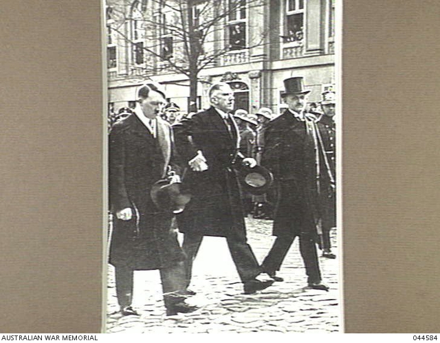 POTSDAM, 1933. HITLER AND PAPEN ON THEIR WAY TO THE GARRISON CHURCH ...