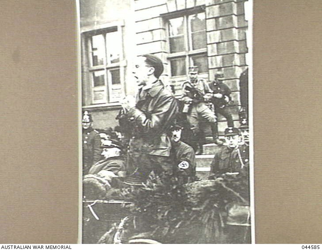 BERLIN, C. 1933. DR GOEBBELS ADDRESSING A CROWD. | Australian War Memorial