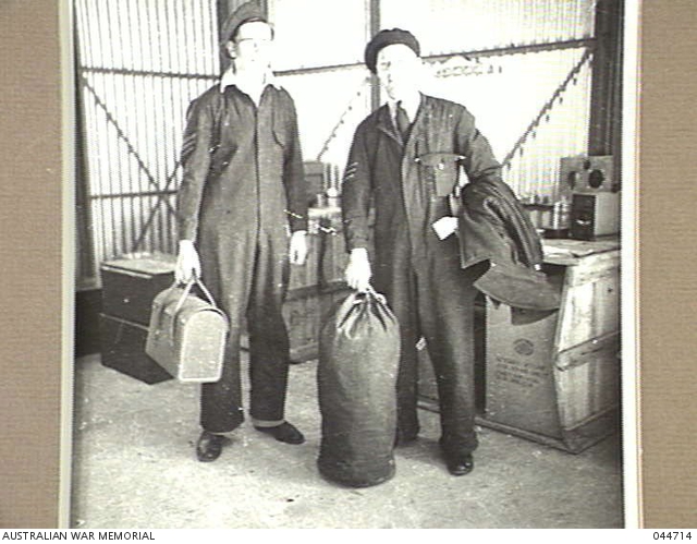 CANBERRA, ACT, RAAF BASE, 1939-10. TWO EX AUSTRALIAN NATIONAL AIRWAY'S ...
