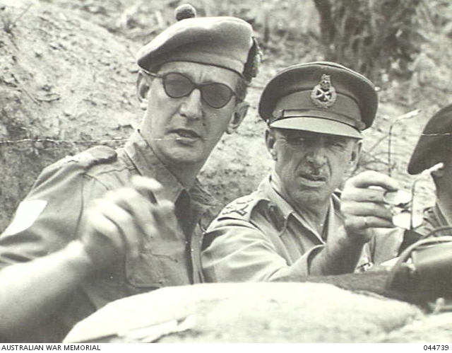 MAJOR GENERAL A.J.H. CASSELS (LEFT) AND LIEUTENANT GENERAL SIR SYDNEY ...