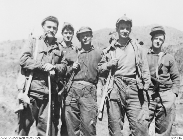 FIVE MEMBERS OF 3 PLATOON, A COMPANY, 3 ROYAL AUSTRALIAN REGIMENT ...