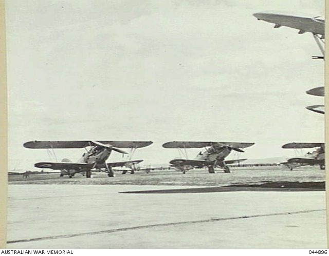 HAWKER DEMON AIRCRAFT OF NO 3 SQUADRON AT RAAF RICHMOND, NEW SOUTH ...