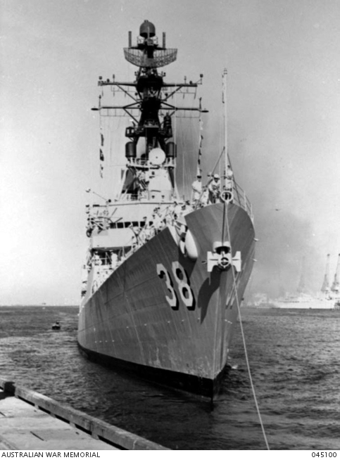 Charles Adams class destroyer HMAS Perth II D38. | Australian War Memorial