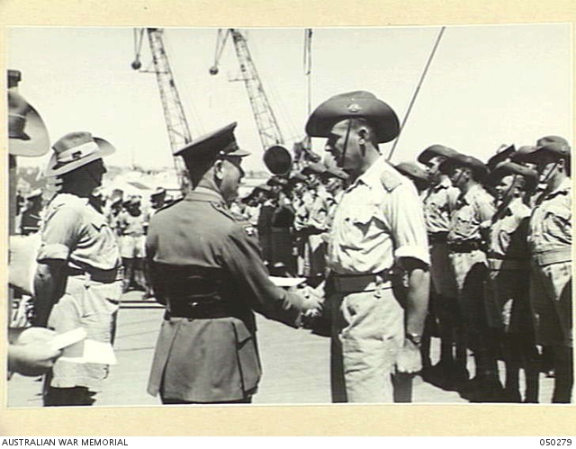 ON BOARD HMT NIEUW AMSTERDAM, AT SEA. 1943-02. RETURN OF 9TH AUSTRALIAN ...