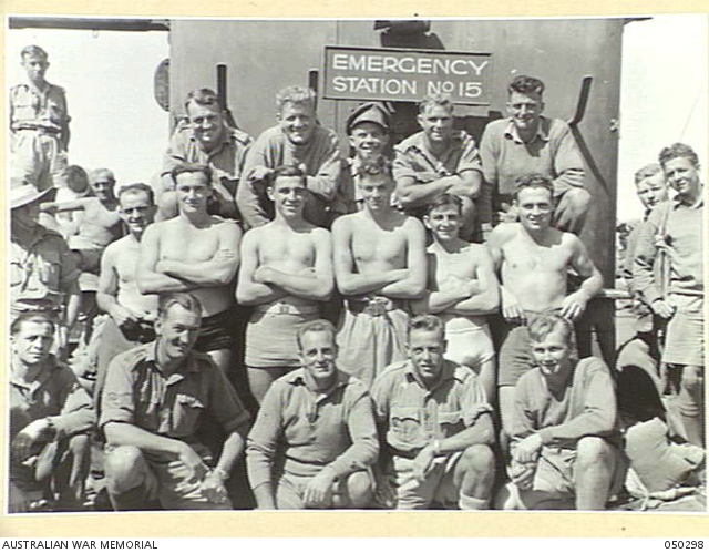 ON BOARD HMT NIEUW AMSTERDAM, AT SEA. 1943-02. RETURN OF 9TH AUSTRALIAN ...