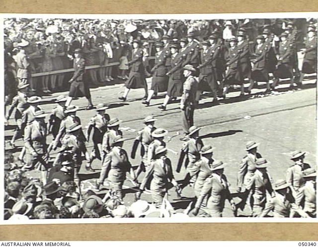 MELBOURNE, AUSTRALIA. 1943-03-31. MARCH OF THE 9TH AUSTRALIAN DIVISION ...