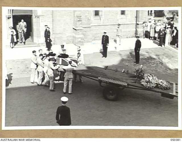 PERTH, AUSTRALIA. 1943-04-01. FUNERAL OF THE LATE SQUADRON LEADER KEITH ...
