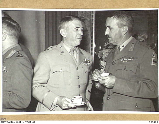 MELBOURNE, AUSTRALIA. 1943-04-05. LIEUTENANT-GENERAL R.K. SUTHERLAND ...