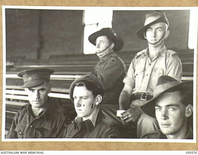 CAULFIELD, VIC. 1943-04-06. MEN TO BE DISCHARGED FROM THE ARMY REPORT ...