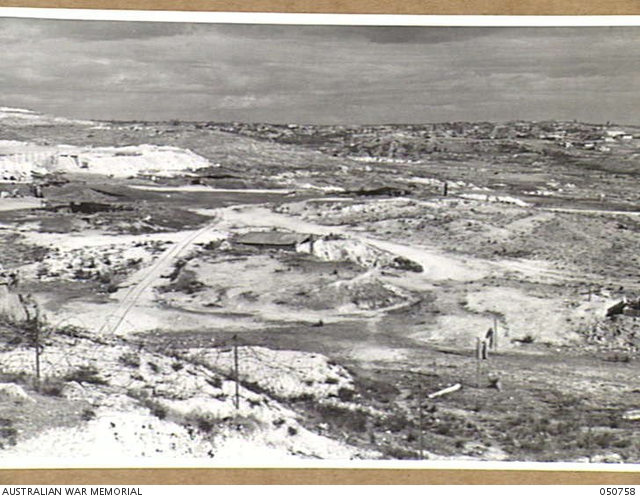 BUCKLAND, WA. 1943-04-12. VIEW FROM LEIGHTON BATTERY, FREMANTLE FIXED ...