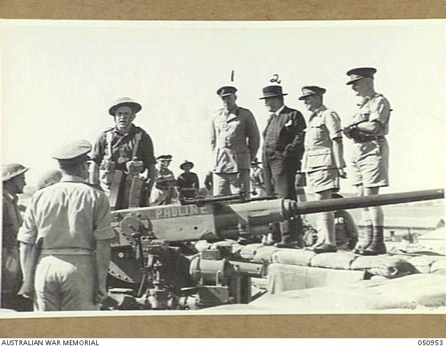 BUCKLAND, WA. 1943-04-19. THE MINISTER FOR THE ARMY, THE HONOURABLE F ...