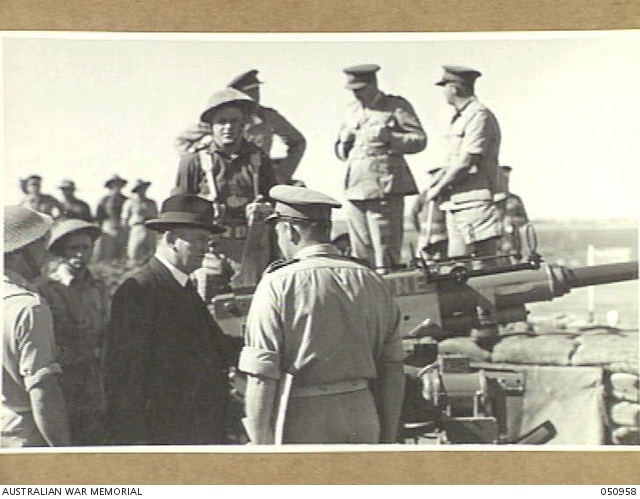 BUCKLAND, WA. 1943-04-19. THE MINISTER FOR THE ARMY, THE HONOURABLE F ...