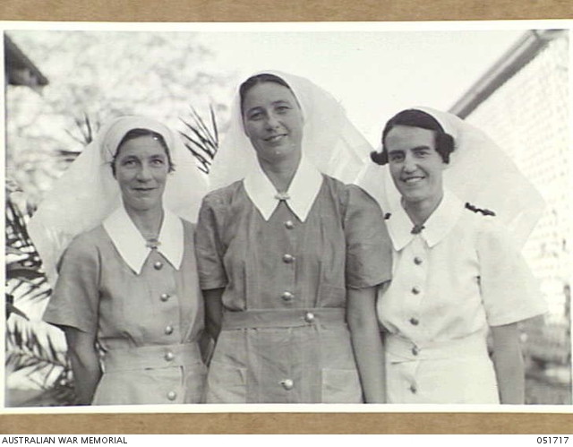 PORT HEDLAND, AUSTRALIA. 1943-05-02. THREE MEMBERS OF THE AUSTRALIAN ...