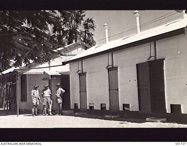 BROOME, WA. 1943-05-04. "D" COMPANY ORDERLY ROOM, 19TH AUSTRALIAN ...