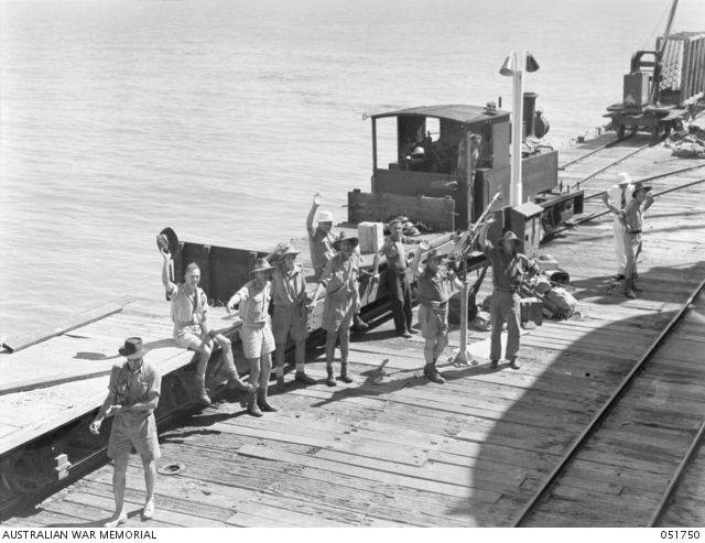 BROOME, AUSTRALIA. 1943-05. PERSONNEL OF THE BROOME GARRISON ON DUTY ON ...