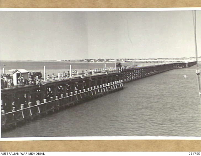 ONSLOW, WESTERN AUSTRALIA. 1943-05-07. THE JETTY AT ONSLOW ...