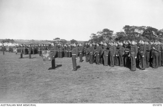 MOUNT MARTHA, VIC. 1943-05-18. COMPANIES OF THE SEVENTH US MARINE ...