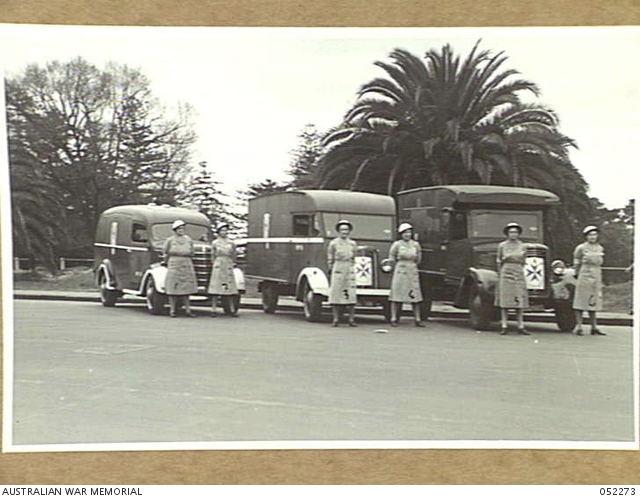 MELBOURNE, VIC. 1943-06-04. THE RED CROSS SOCIETY ACTIVITIES WERE MANY ...