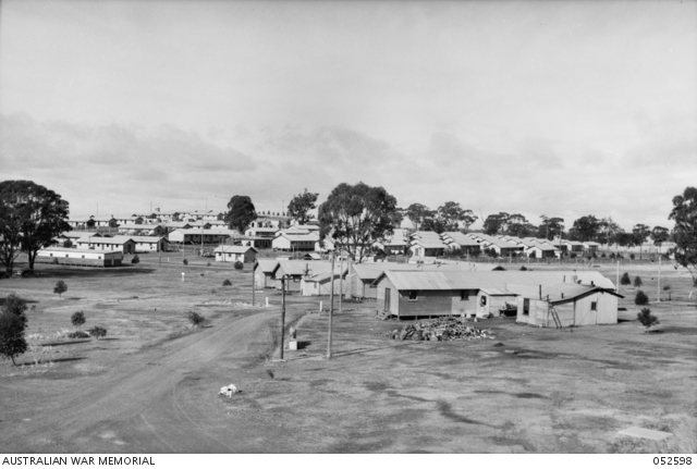 TATURA, VIC. 1943-06-24. NO. 1 CAMP, TATURA INTERNMENT GROUP, SHOWING ...