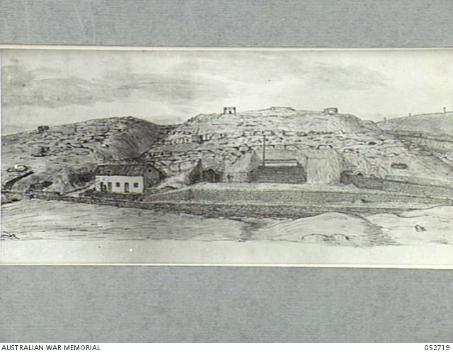 TOBRUK, NORTH AFRICA. 1943-06-01. SKETCHES BY MEMBERS OF HEADQUARTERS ...