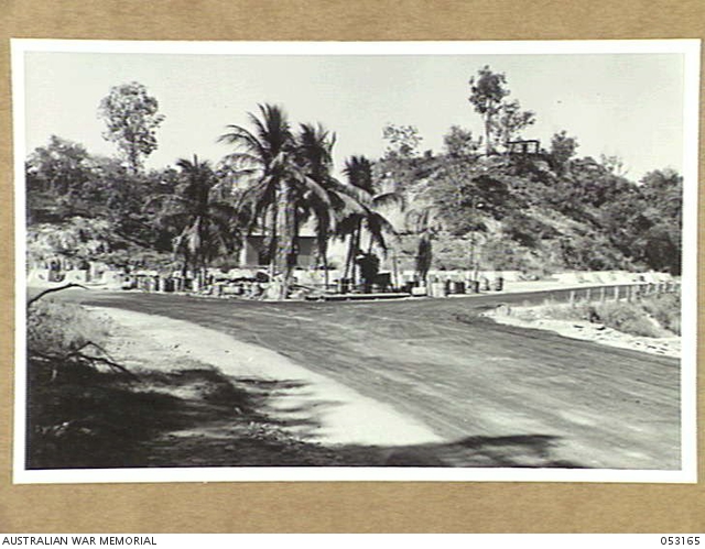 Eight ton concrete blocks drying in the sun, which will be used to ...