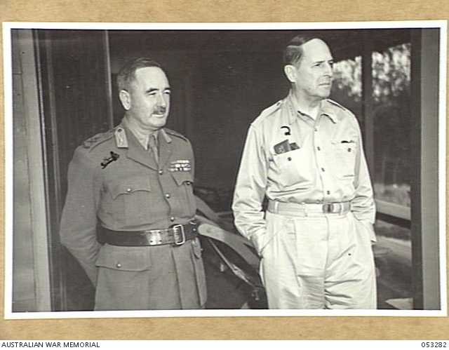 ATHERTON, QLD. 1943-07-05. NX8 LIEUTENANT-GENERAL SIR LESLIE MORSHEAD ...