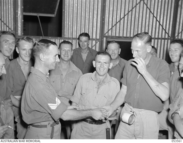 PARAPARAP, NT, 1943-07-08. SERGEANT F. WATERS, ORGANISER OF THE "500 ...