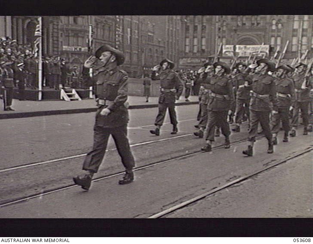 SYDNEY, NSW. 1943-06-14. 41ST AUSTRALIAN INFANTRY BATTALION, AIF ...