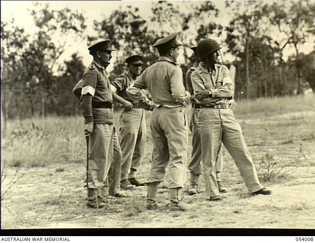 Mount Garnet, Qld. 1943-07-13. Major General Sir Leslie Morshead ...