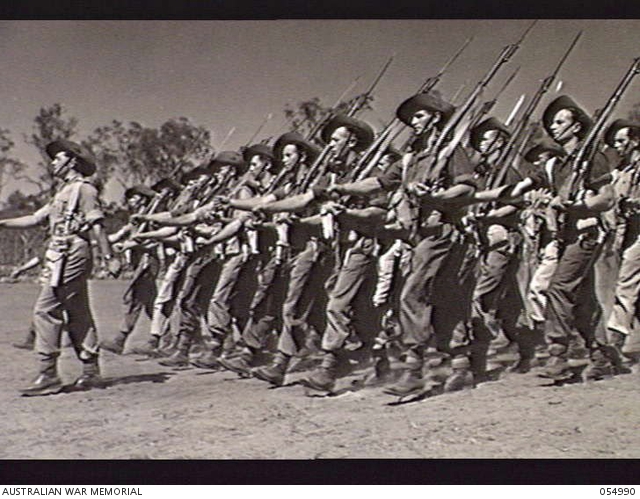 KAIRI, QLD. 1943-07-31. NO 1. PLATOON, 2/43RD BATTALION, 24TH ...