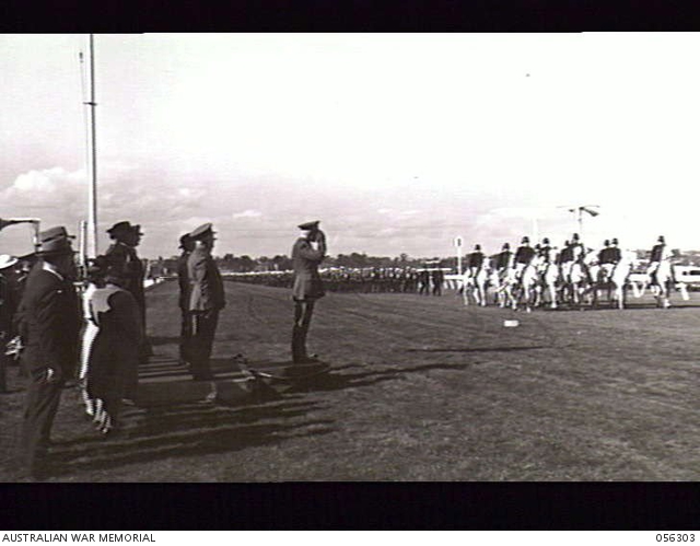 FLEMINGTON, VIC. 1943-09-04. HIS EXCELLENCY, THE GOVERNOR OF VICTORIA ...
