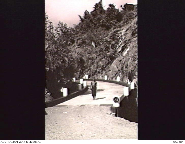 REINHOLD HIGHWAY, NEW GUINEA, 1943-08-31. WALSH BRIDGE AT EDIE CREEK ...