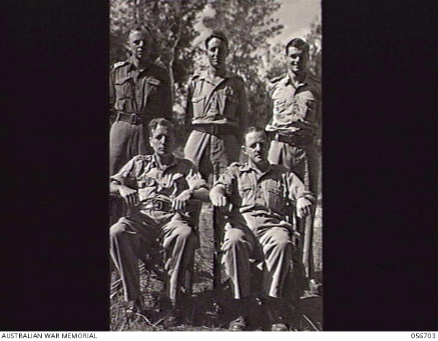 BARRINE, QLD, 1943-08-16. OFFICERS OF THE 2ND. AUSTRALIAN CORPS ...