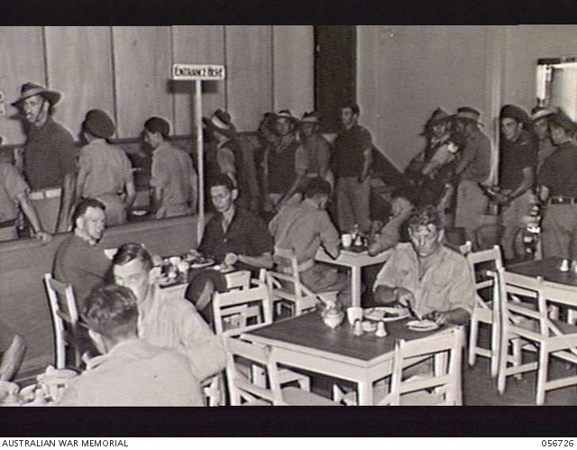 ATHERTON, QLD. 1943-08-17. INTERIOR VIEW OF THE AUSTRALIAN ARMY CANTEEN ...