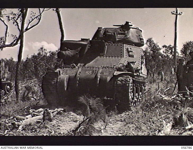 HERBERTON AREA, QLD, 1943-08-19. TANK OF THE 2/9TH AUSTRALIAN ARMOURED ...