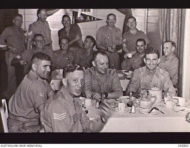CAIRNS, QLD. 1943-09-04. SERGEANTS MESS DINING ROOM OF THE AUSTRALIAN ...