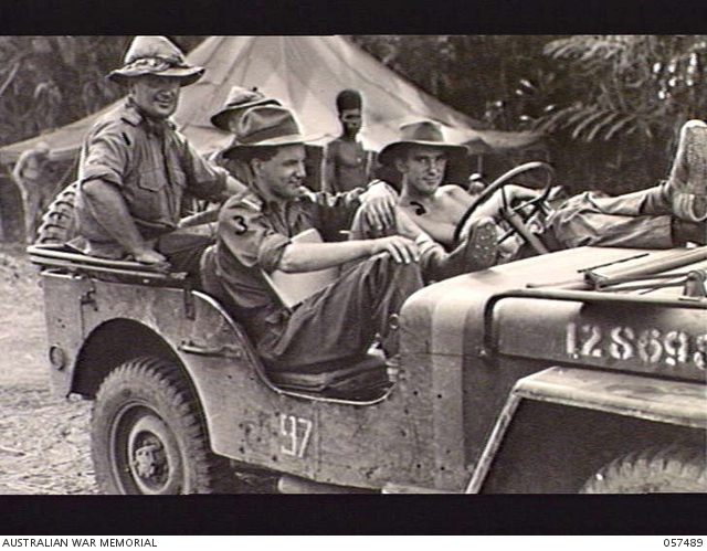 NADZAB, NEW GUINEA. 1943-09-20. OFFICERS OF THE 21ST AUSTRALIAN ...
