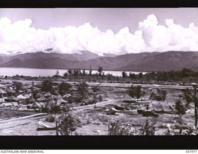 LAE, NEW GUINEA. 1943-10-04. SECTION PHOTOGRAPH OF THE WATERFRONT TAKEN ...