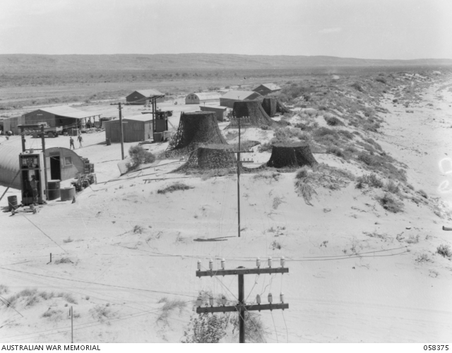 EXMOUTH GULF AREA, WA. 1943-10-12. VIEW FROM THE AUSTRALIAN BASE ...