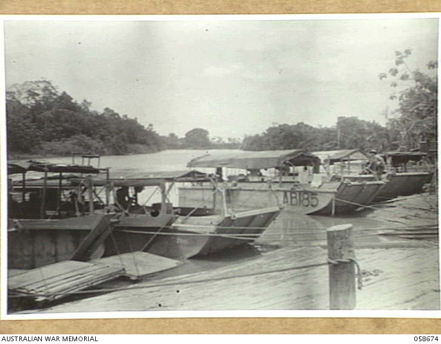 TERAPO, NEW GUINEA, 1943-09-16. AUSTRALIAN LANDING CRAFT VEHICLES AT ...