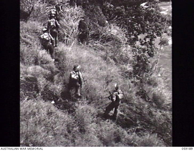 LALOKI VALLEY, NEW GUINEA. 1943-11-05. WITH THE RIVER ON THE RIGHT, A ...