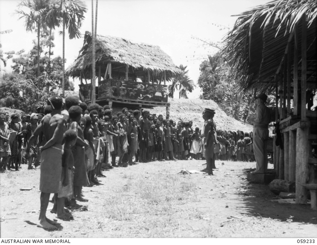 HOPOI, NEW GUINEA, 1943-10-20. NX155085 CAPTAIN R.G. ORMSBY OF THE ...
