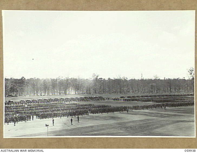 WONDECLA, QLD. 1943-11-05. VIEW OF A SECTION OF THE 6TH AUSTRALIAN ...