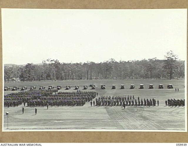WONDECLA, QLD. 1943-11-05. VIEW OF A SECTION OF THE 6TH AUSTRALIAN ...