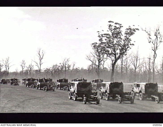 WONDECLA, QLD. 1943-11-05. ARTILLERY OF THE 6TH AUSTRALIAN DIVISION ...