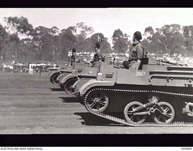 WONDECLA, QLD. 1943-11-05. BREN GUN CARRIERS OF THE 6TH AUSTRALIAN ...