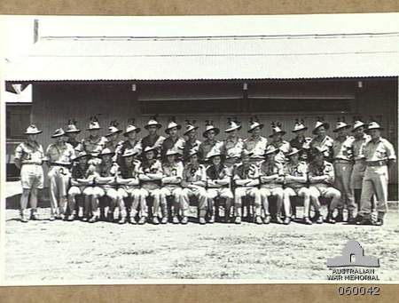 LYTTON, QLD. 1943-11-11. SERGEANTS GROUP OF S, T AND U BATTERIES, 1ST ...