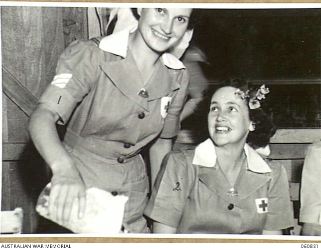 ROCKY CREEK, QLD. 1943-11-23. VFX64872 SERGEANT J. BRYCE (LEFT) AND ...