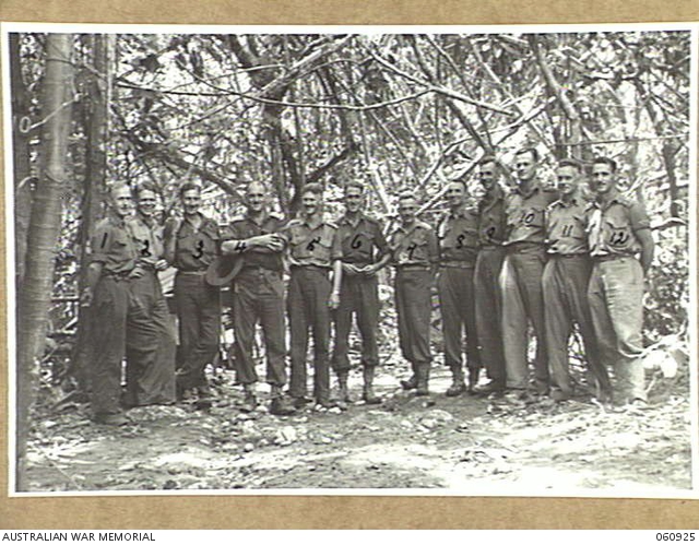 NEW GUINEA. 1943-11-28. STAFF OFFICERS OF HEADQUARTERS, 24TH ...