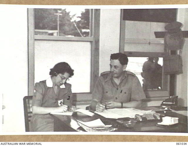 PERTH, WA. 1943-12-01. WX3327 MAJOR A. O. HOWES, REGISTRAR OF THE 110TH ...